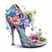 Women High Heels Clipart Fashion Shoes Watercolor 12 High Quality Pngs ...