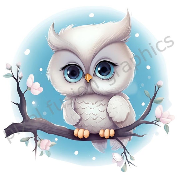 Baby Owls Clip Art Baby Owl Vector Art & Graphics | Freevector.com