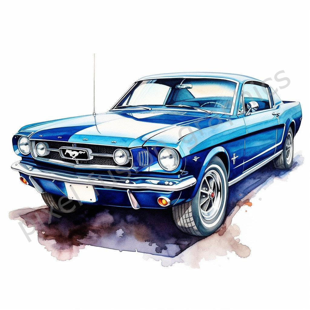 Vintage Classic Cars Clip Art 1957 to 1964 Collection, Chevy Bel-air ...
