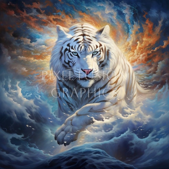 White Tiger Fantasy Art