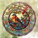 Robin Wind Spinner Stained Glass PNG, Spring Wind Spinner Sublimation ...