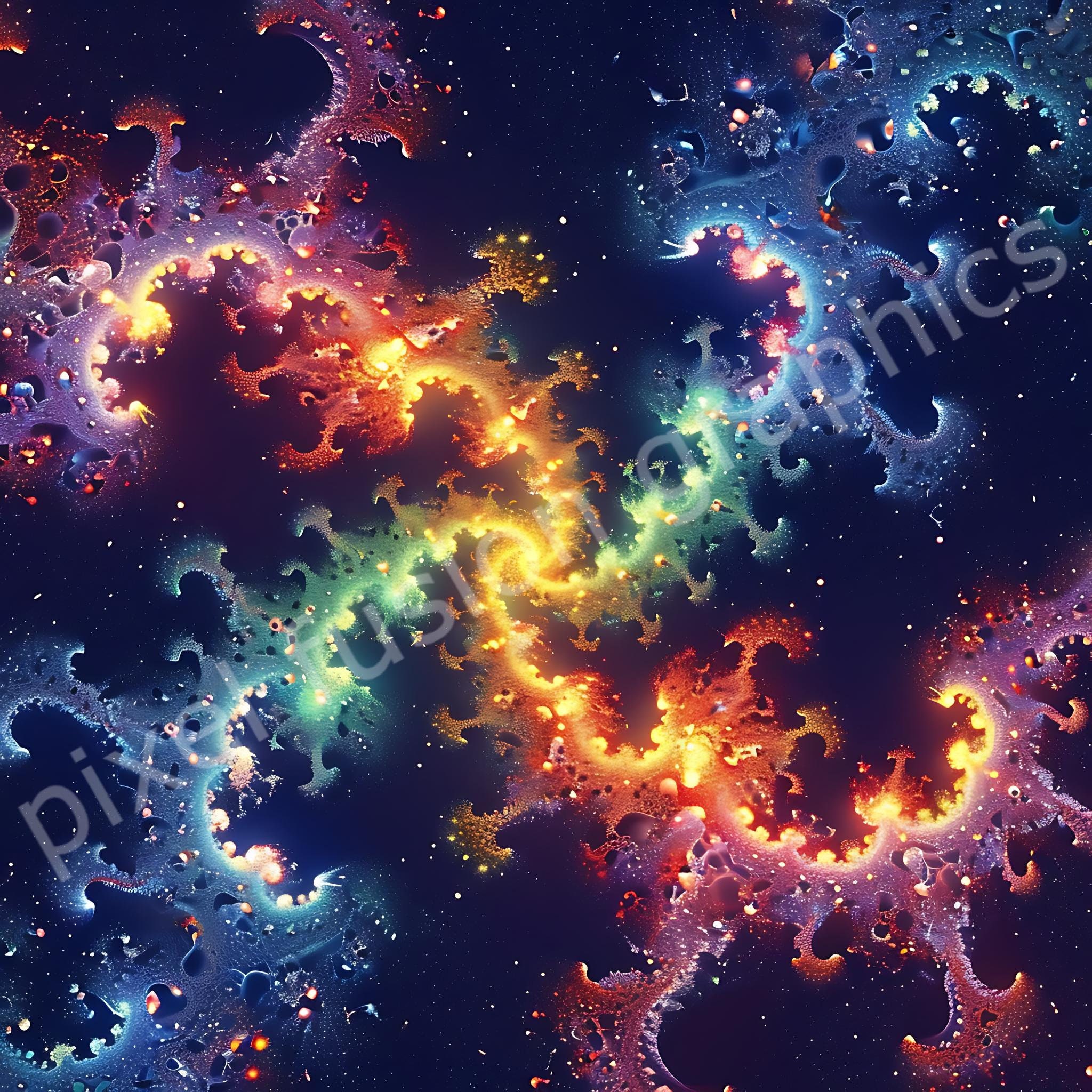 3D Fractal Mandelbrot Clip Art Images, Phone Case Art, Cotton Candy ...