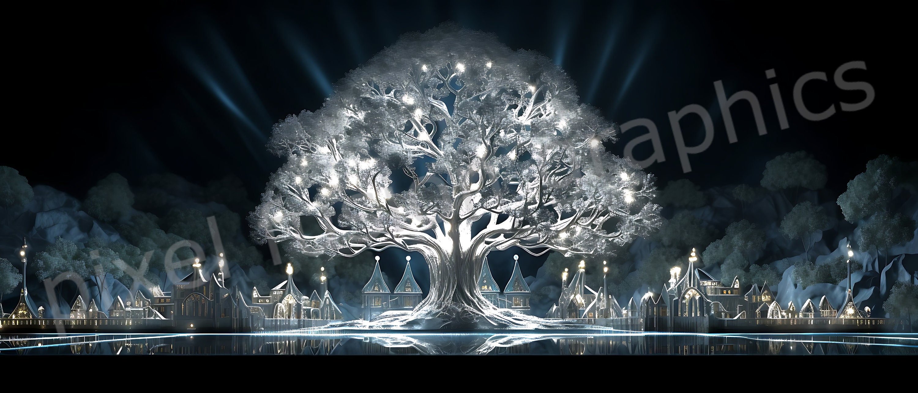 Tree of Life Sublimation Clip Art, Seamless Wraparound 11oz. and 15 Oz ...