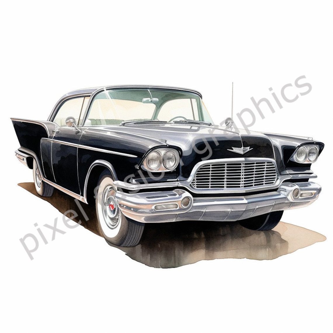 Classic Cars Clip Art, Vintage Cars, PNG Cars, Cadillac , Ford ...