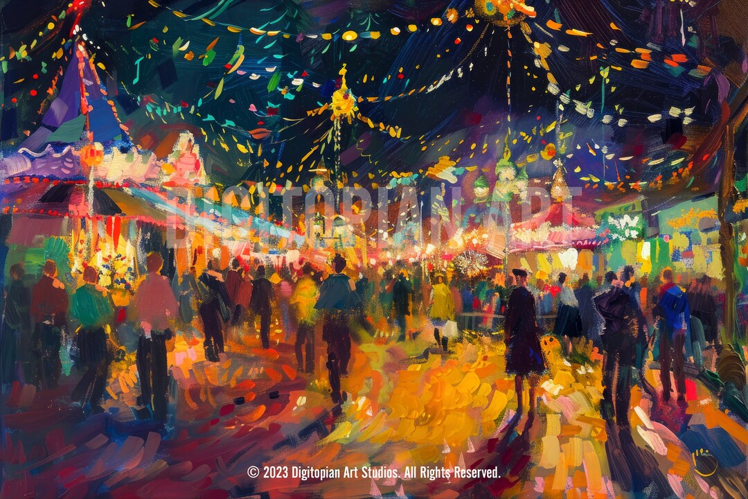 Series 3 of 9, Night Revelry: an Impressionist Celebration of Urban ...