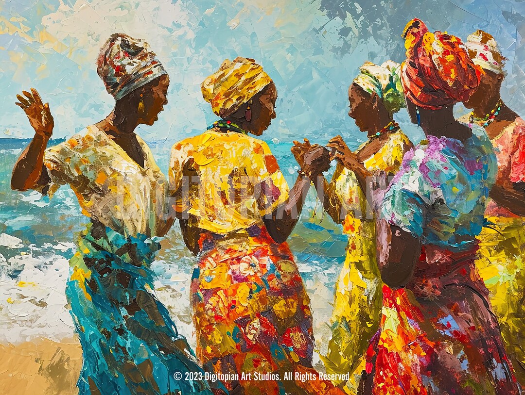 Series 5 of 9, Rhythms by the Sea: A Tapestry of Tradition and Joy - Etsy