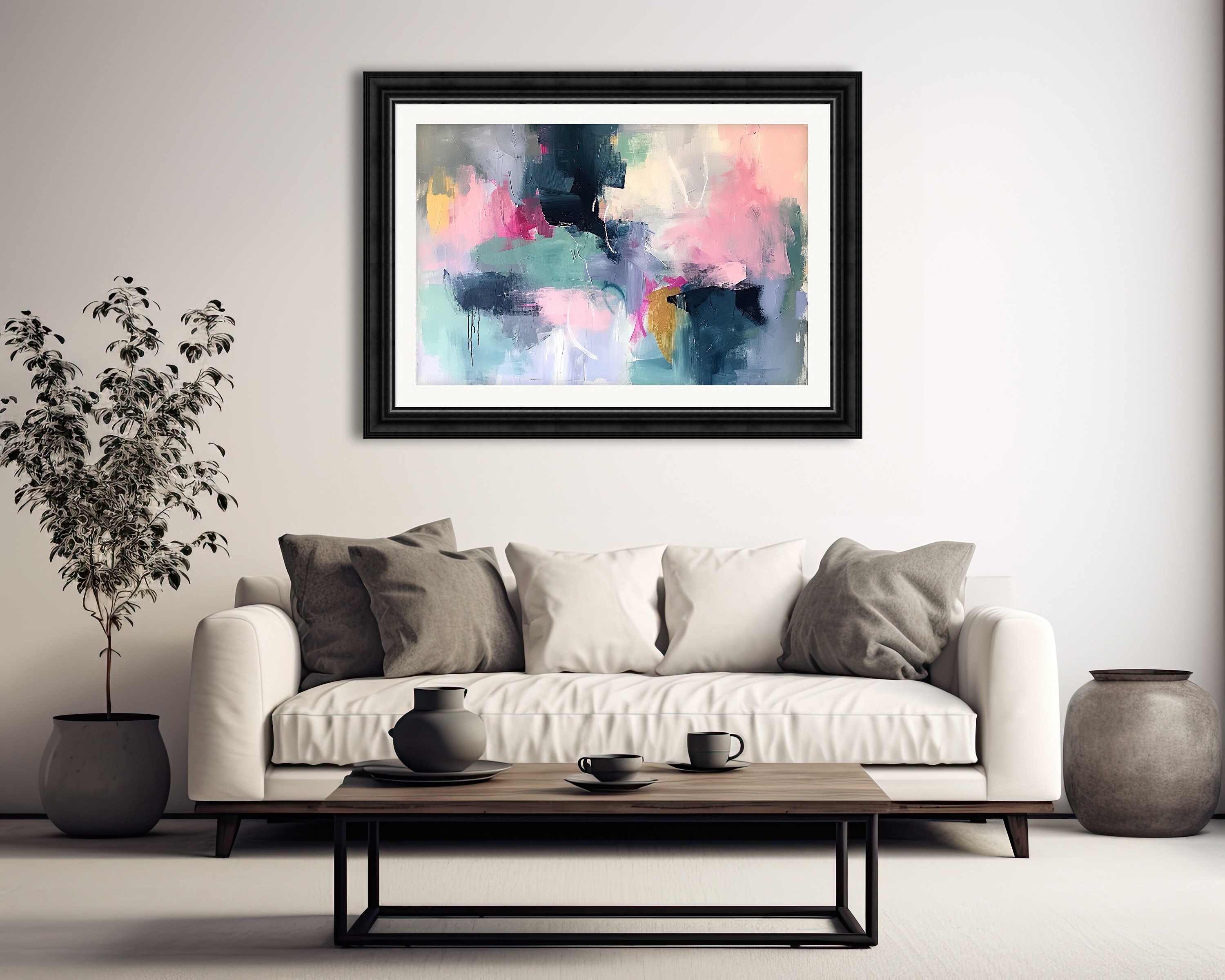Series 3 of 9, Interplay of Essence: an Abstract Expressionist Journey ...