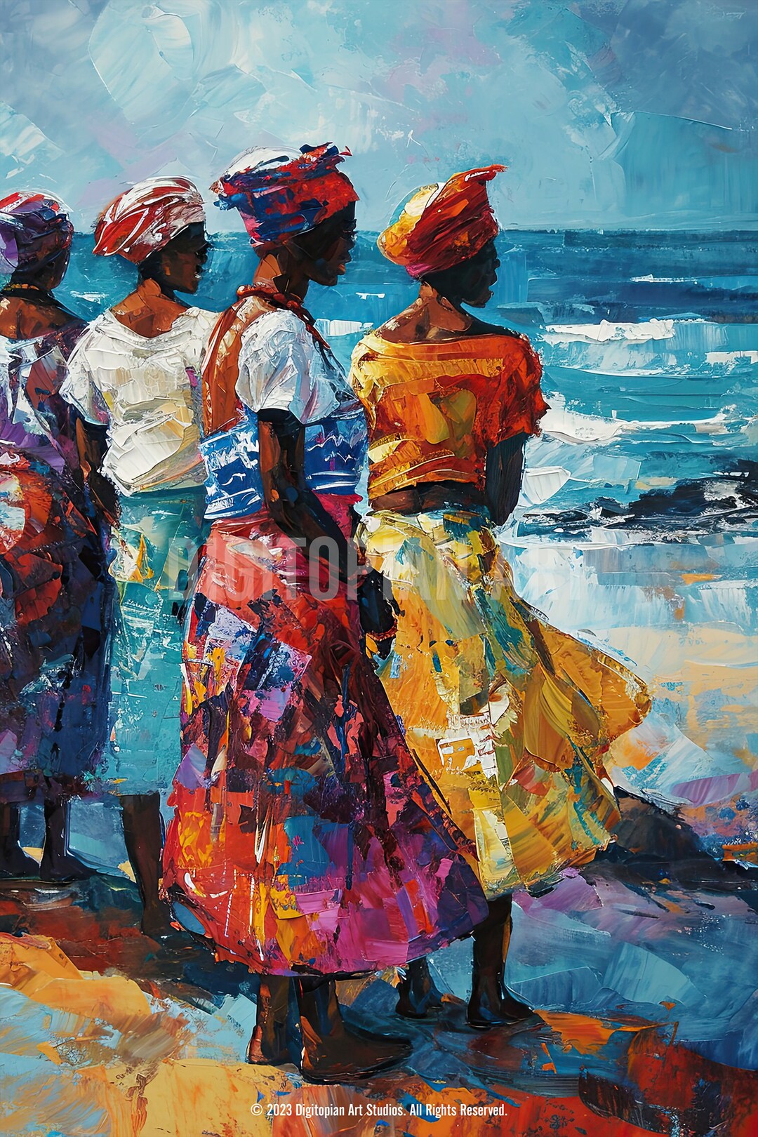 Series 2 of 9, Rhythms by the Sea: A Tapestry of Tradition and Joy - Etsy