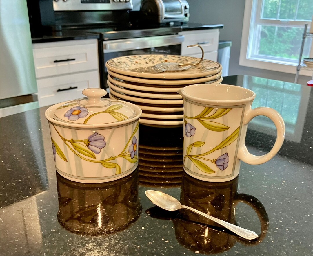 Dansk Alsace Cream and Sugar Set - Etsy