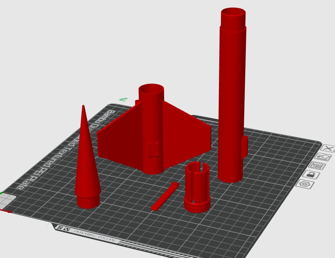 Printable Estes Crossfire Replica Model Rocket - Etsy