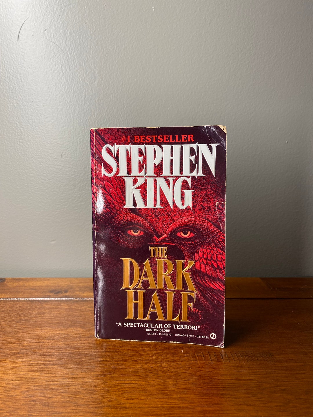 The Dark Half Stephen King First Edition, First Printing (paperback) - Etsy
