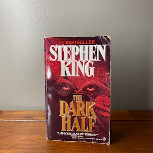 The Dark Half Stephen King First Edition, First Printing (paperback) - Etsy
