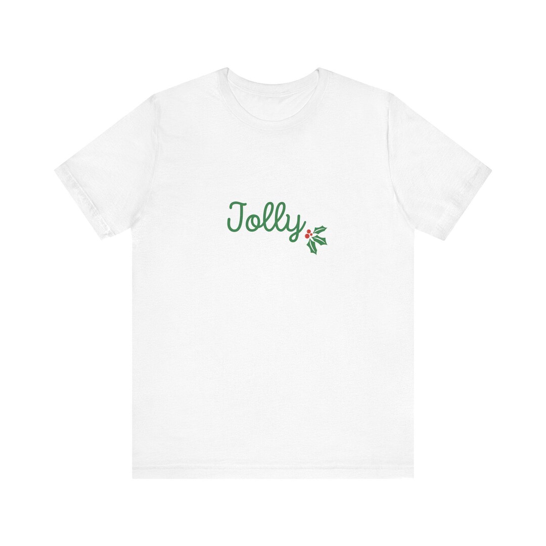 JOLLY Version - Funny Holiday Couples Shirts | Holly & Jolly Matching ...