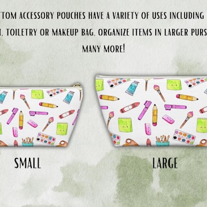Personalized Kawaii Art Pouch: Custom Artist Pencil Case - Etsy