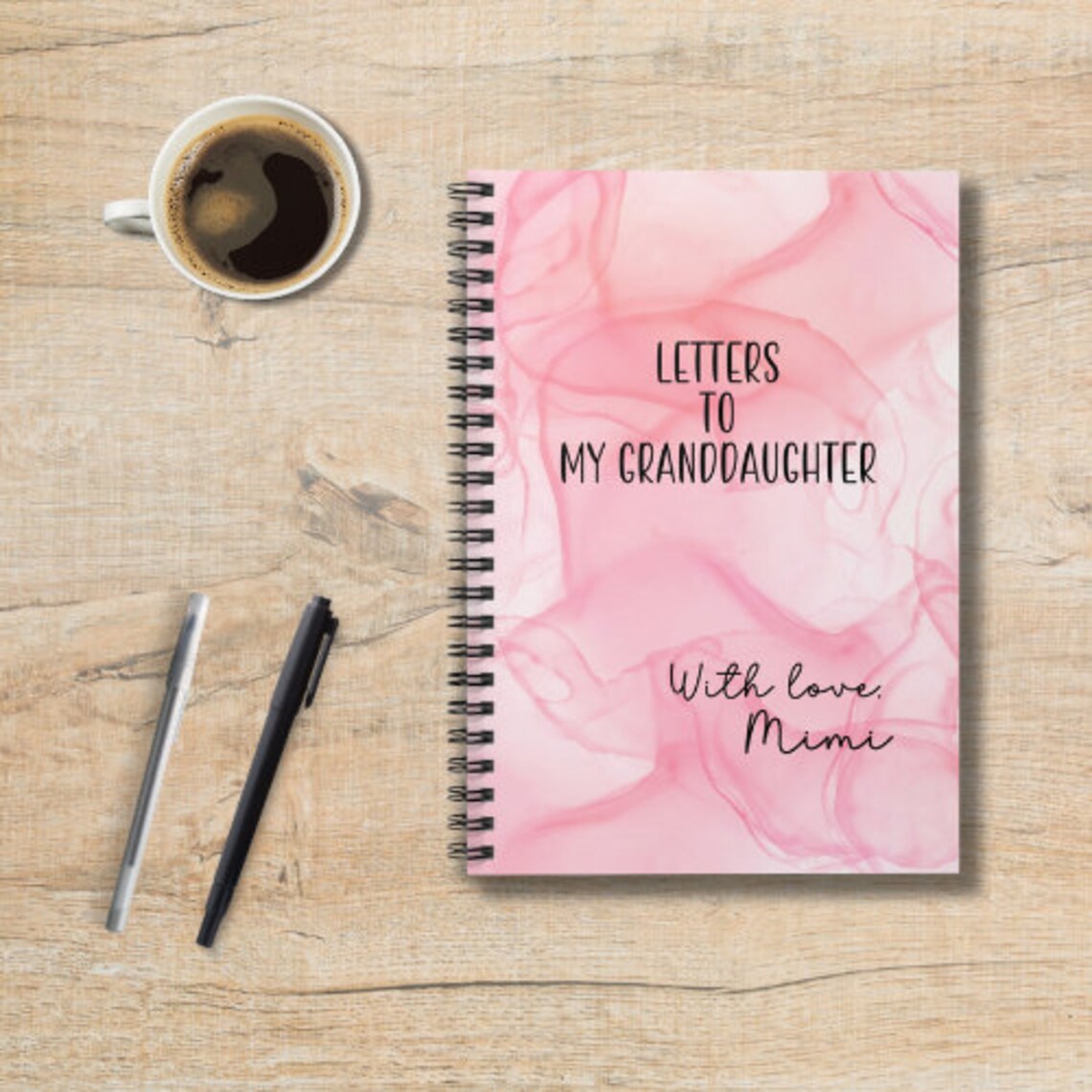 Custom Grandma Letters to Granddaughter Notebook Grandma Journal ...