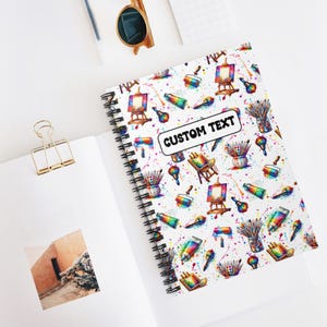 Custom Artist Journal Art Teacher Notebook Gift Idea for Art Lover ...