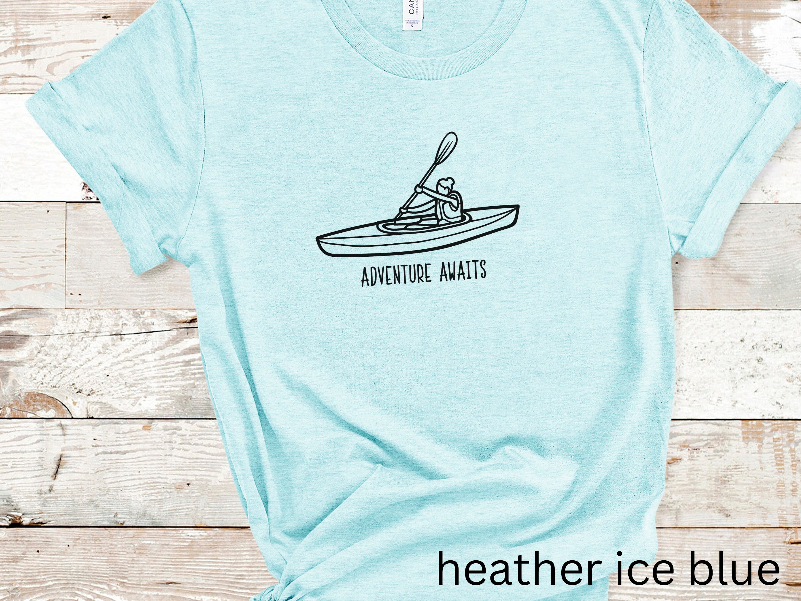 Outdoors Kayaking Tshirt Explorer Kayaker Shirt Adventurer Tee Boating ...