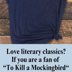 Scout Finch 'hey Boo' T-shirt - to Kill a Mockingbird Literature Tee - Etsy