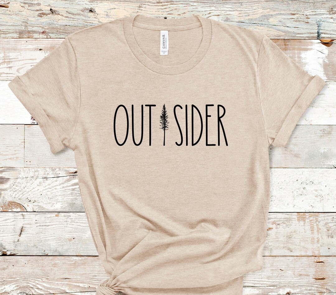 Outsider Shirt Adventure Tee Travel Shirt Hiking Apparel Minimalist ...