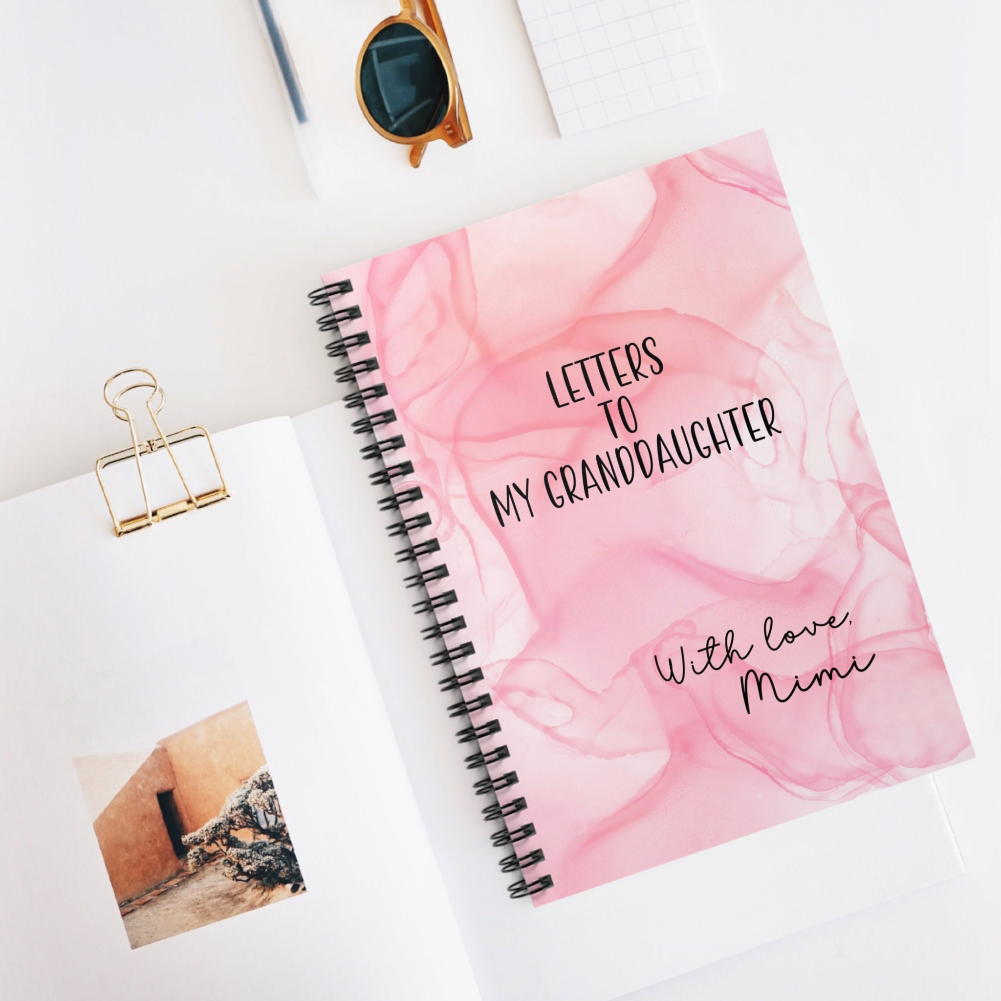 Custom Grandma Letters to Granddaughter Notebook Grandma Journal ...