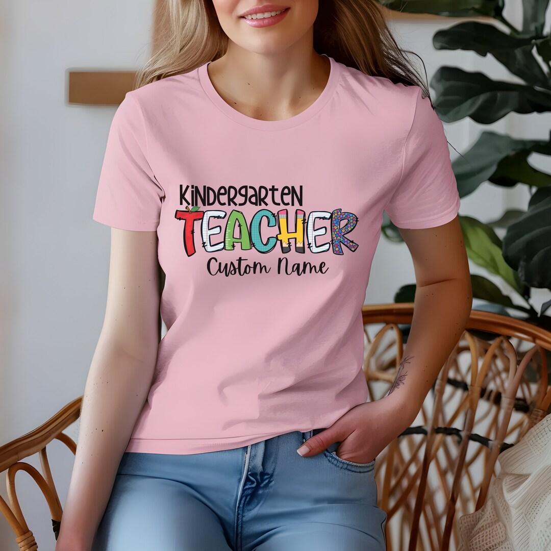 Personalized Custom Teacher Shirt Back to School Shirt Custom Name ...