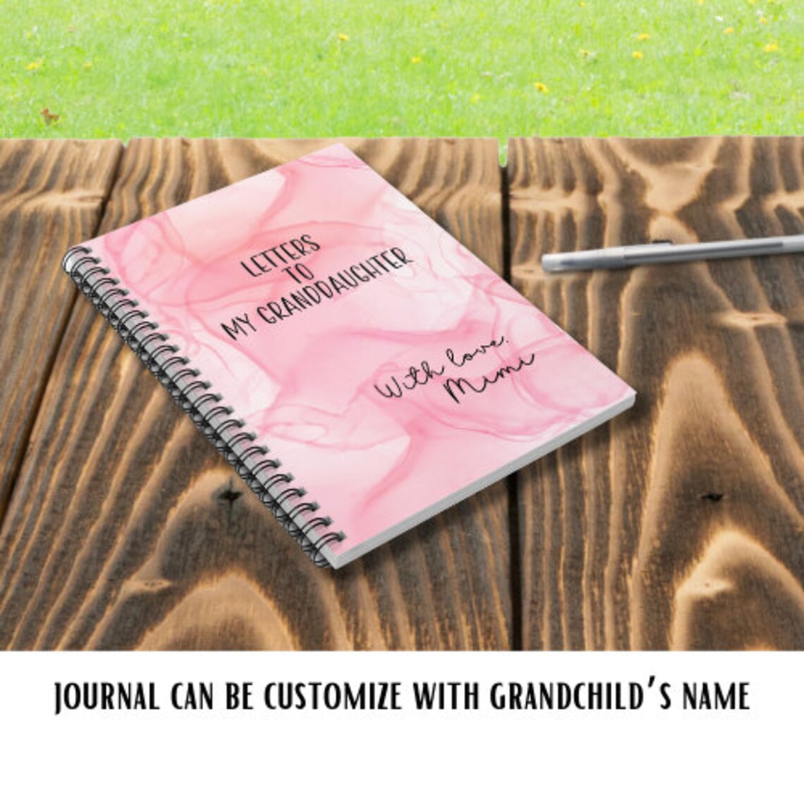 Custom Grandma Letters to Granddaughter Notebook Grandma Journal ...