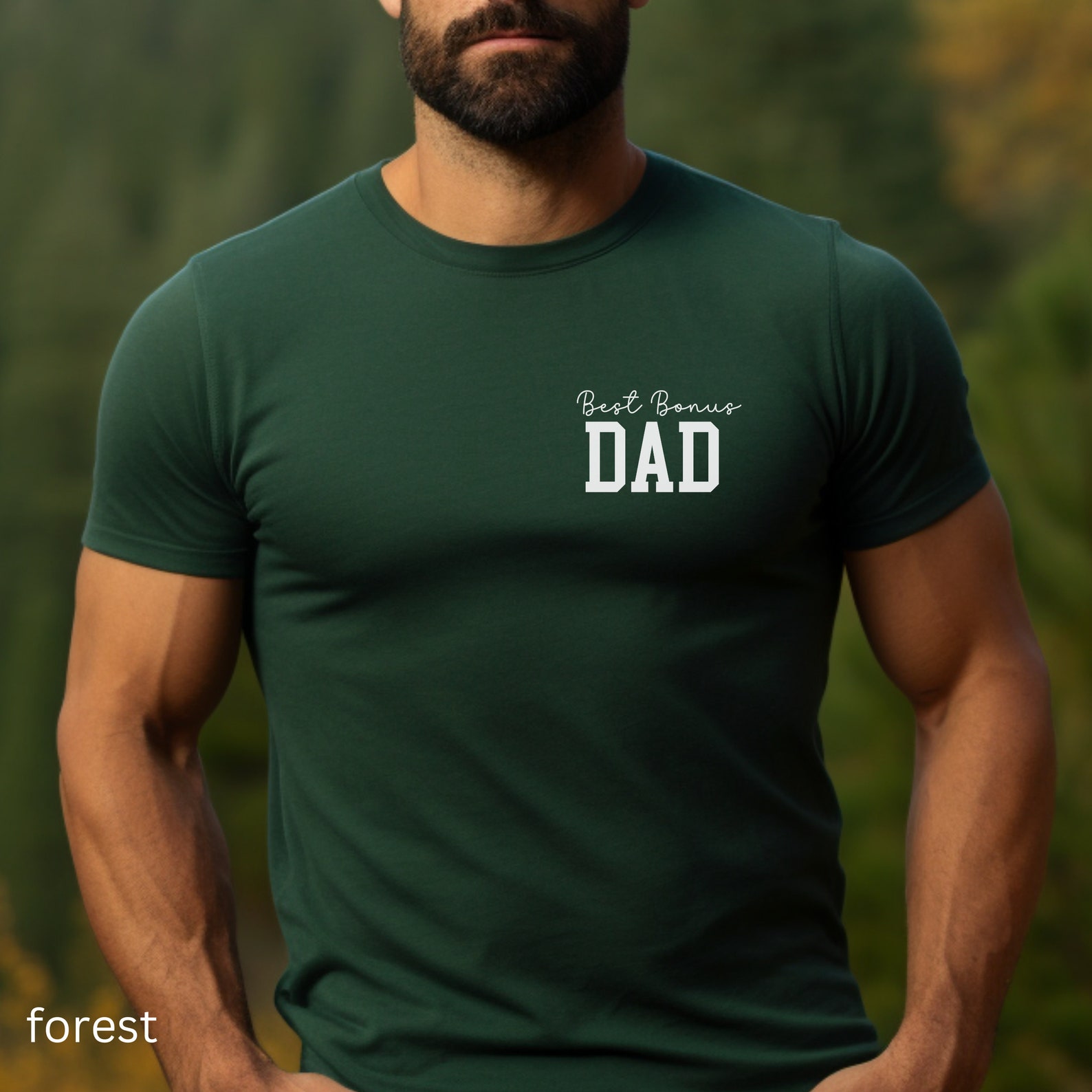 Dad Best Bonus Dad Shirt Minimalist Bonus Dad Shirt Pocket Bonus Dad ...