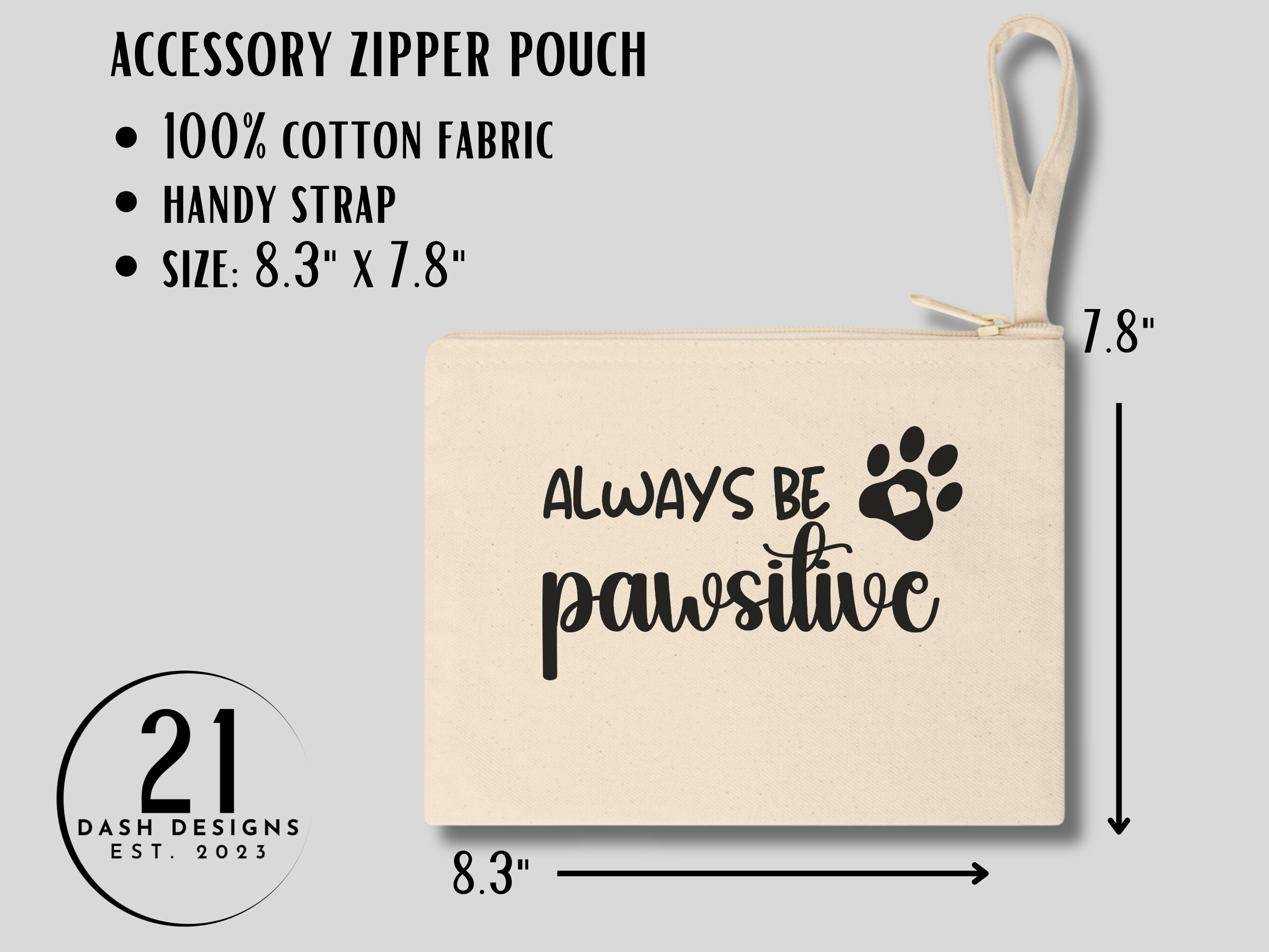 Custom Accessory Pouch Dog Mom Wristlet Dog Accessory Bag Dog Owner ...