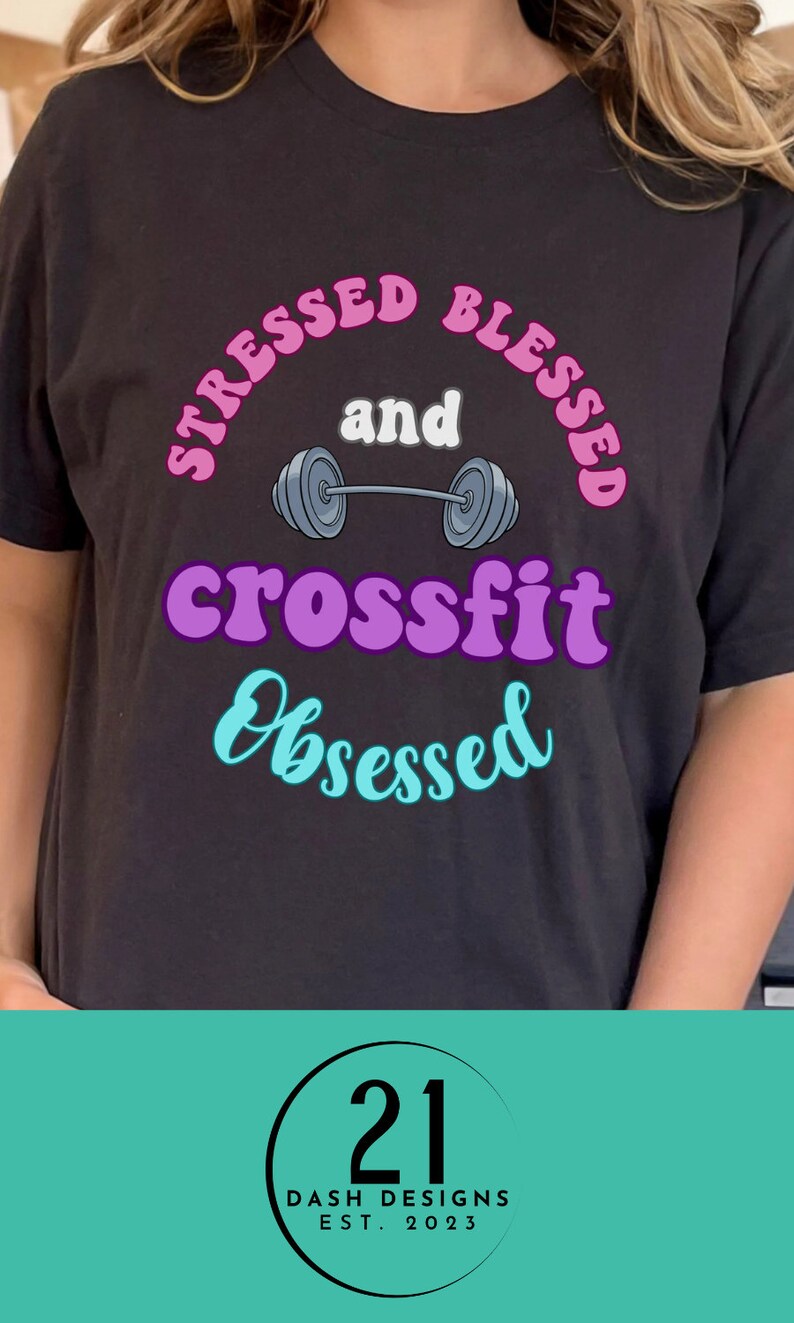 Crossfit Retro Tee Crossfit Obsessed Shirt Workout Shirt Fitness Lover ...
