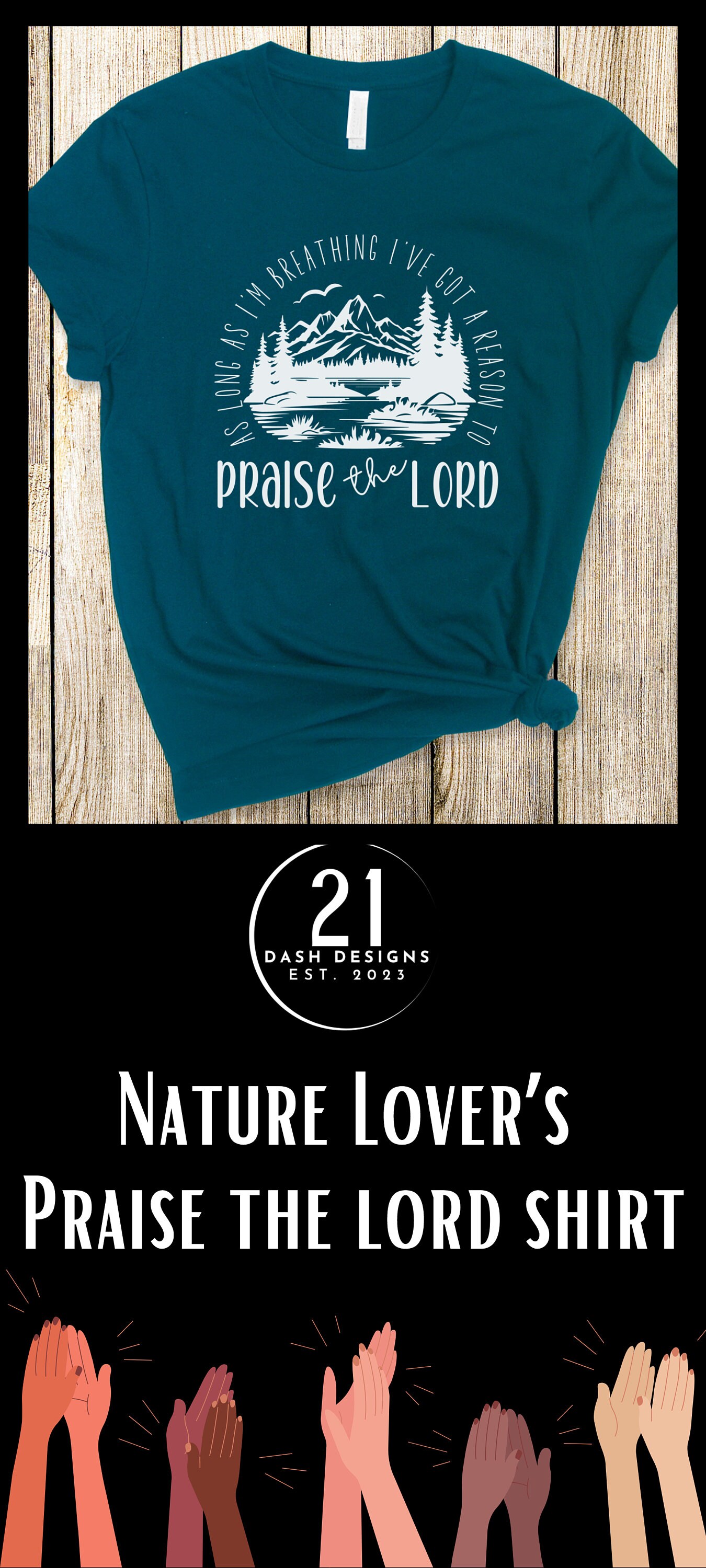 Praise Shirt as Long as I'm Breathing I've Got a Reason to Praise Shirt ...