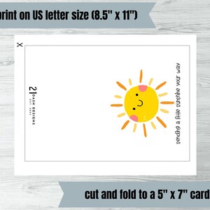 Sending a Little Sunshine Digital Download Card Thinking of You Card ...