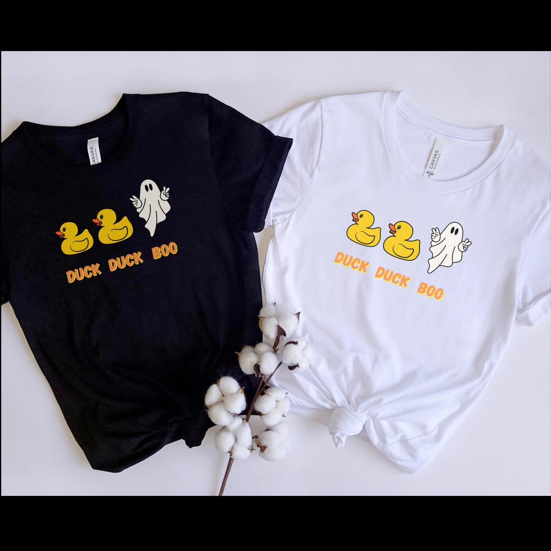 Duck Duck Boo Halloween Shirt Funny Halloween Shirt Farm Animal ...