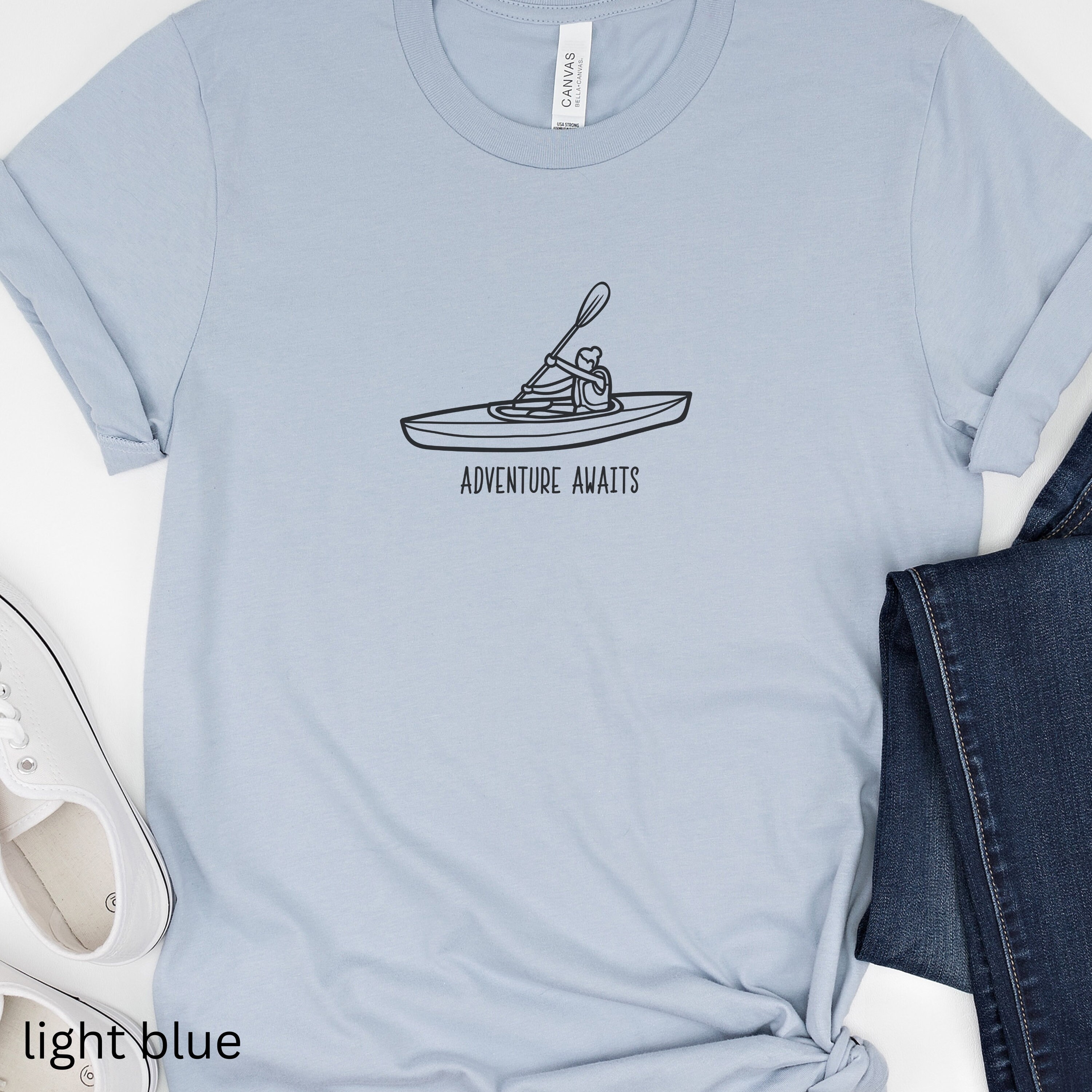 Outdoors Kayaking Tshirt Explorer Kayaker Shirt Adventurer Tee Boating ...