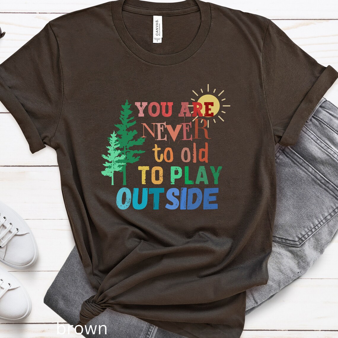 Nature Lovers Shirt Funny Adult Play Outside Tee Outdoorsy Shirt Hiking ...