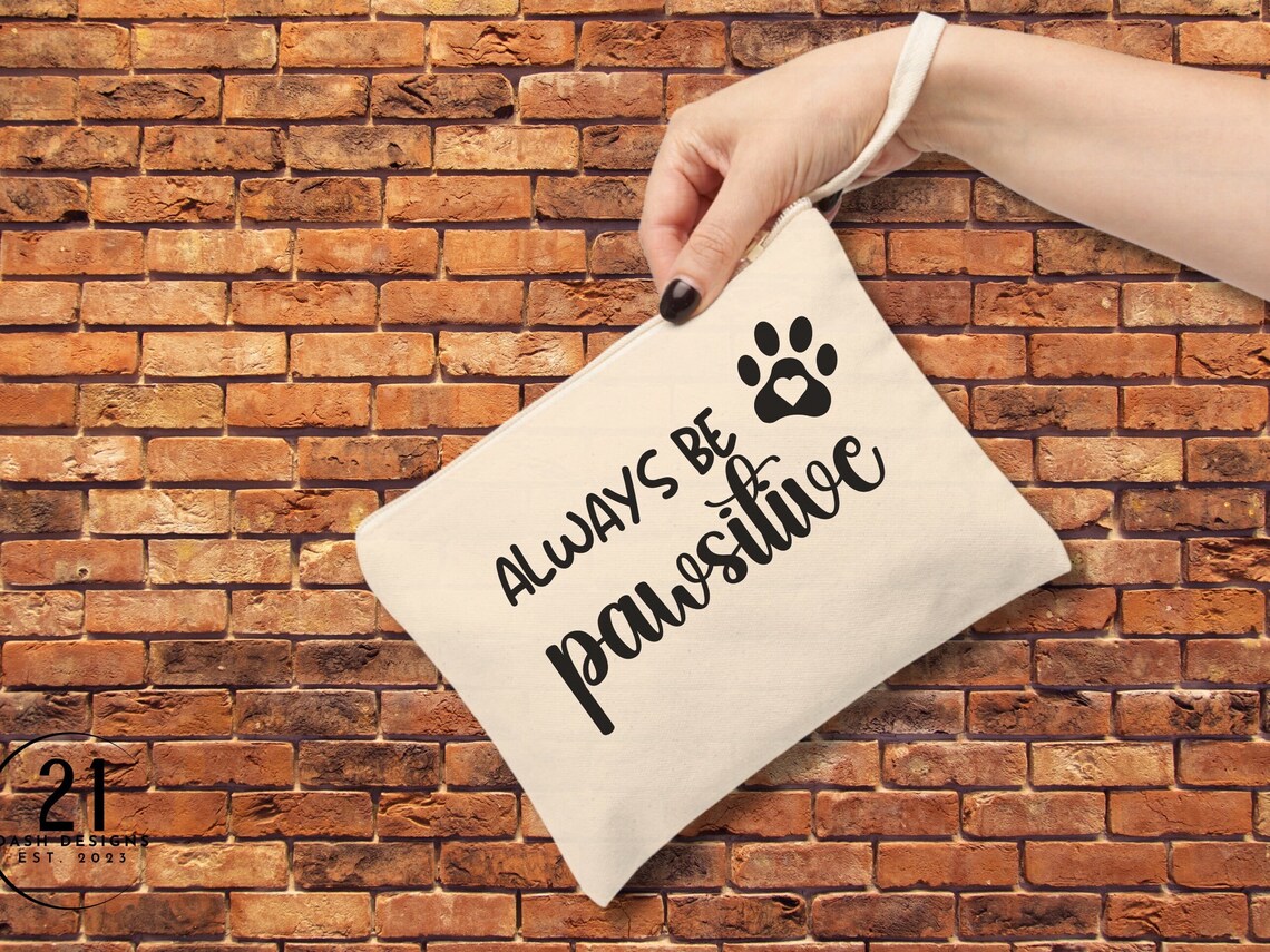 Custom Accessory Pouch Dog Mom Wristlet Dog Accessory Bag Dog Owner ...