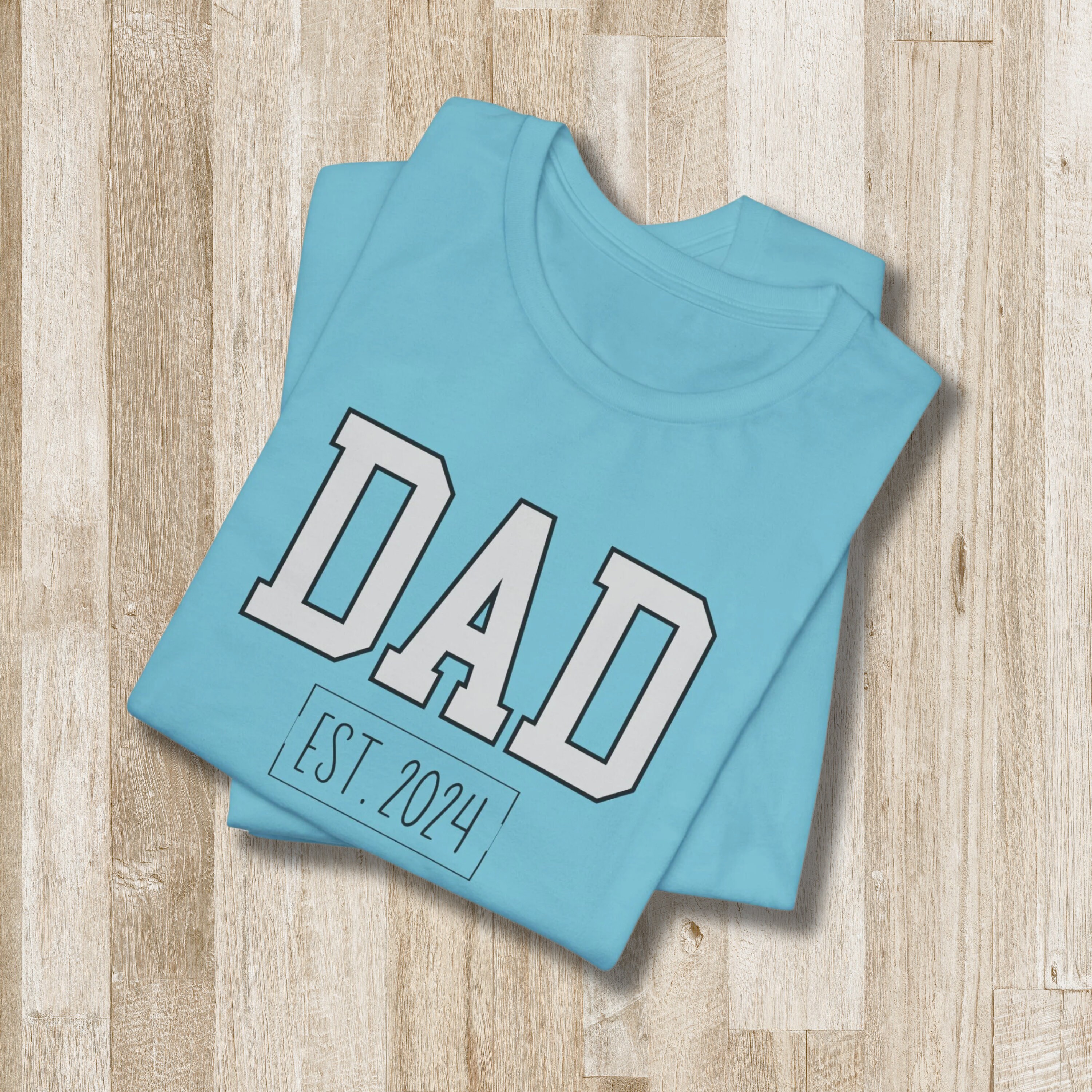 Custom Dad Shirt Custom Dad Est Year Shirt Father's Day Gift Idea New ...
