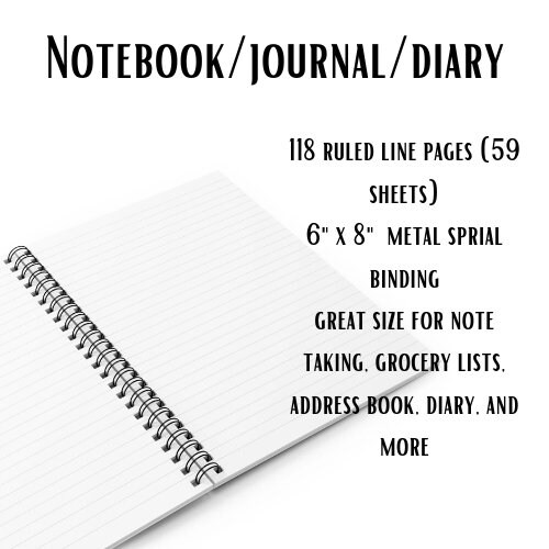 Cat Lovers Spiral Notebook Cat Themed Journal Notebook Cat Mom Gift ...