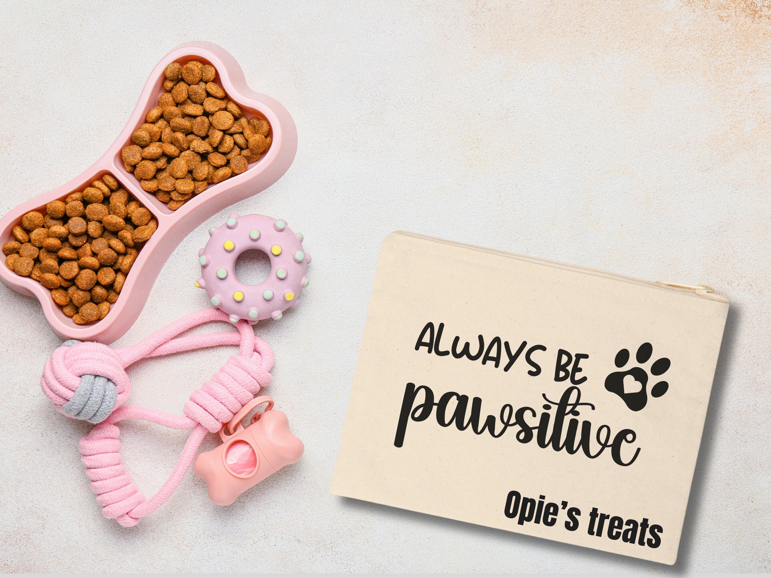 Custom Accessory Pouch Dog Mom Wristlet Dog Accessory Bag Dog Owner ...