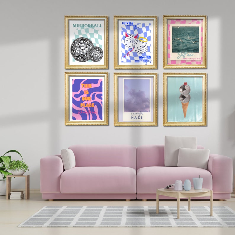 Set of 13, Taylor Swift Inspired Wall Art Poster Print | Swiftie Dorm ...