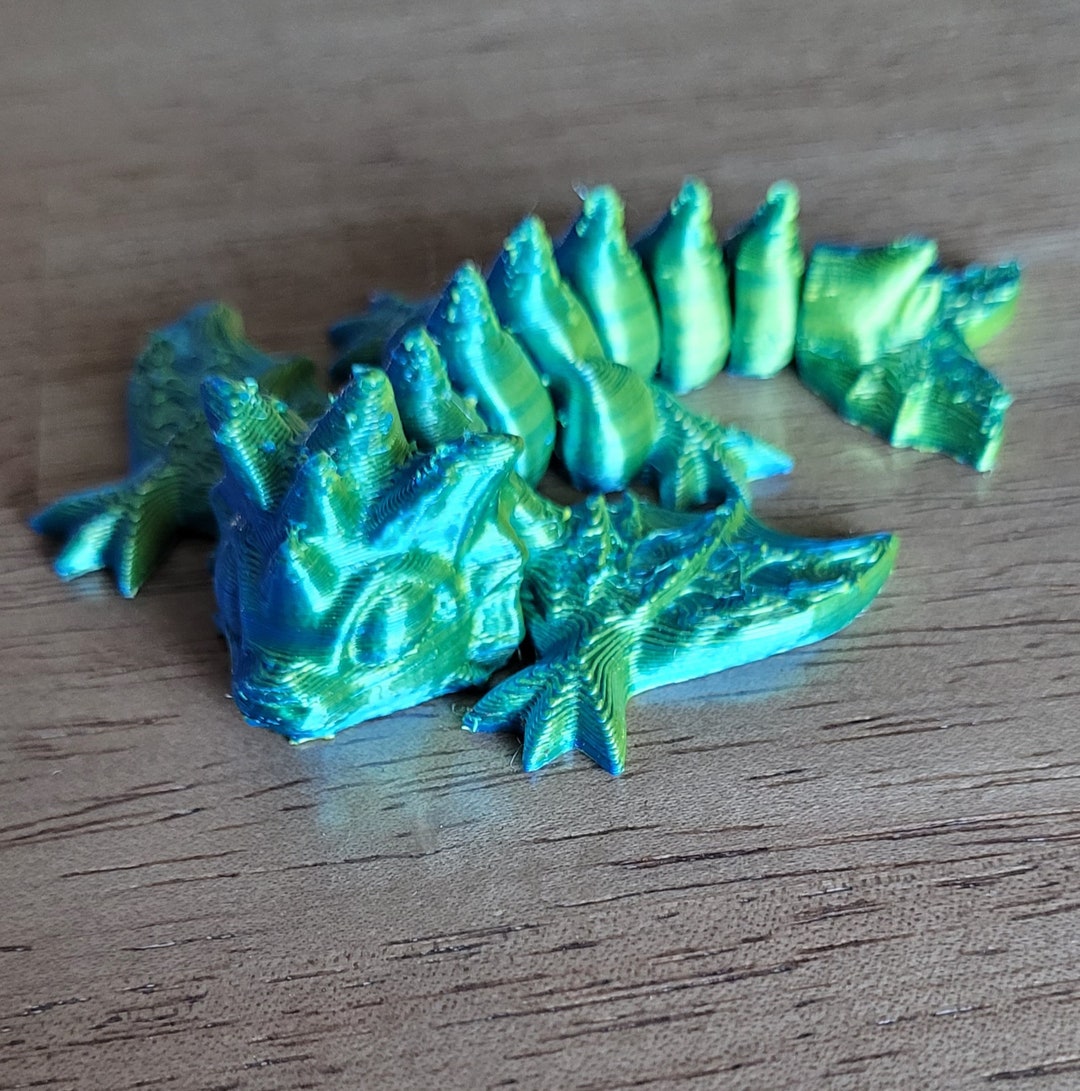 Tiny Wyvern Fidget Toy 3D Printed Articulated Flexible - Etsy Canada