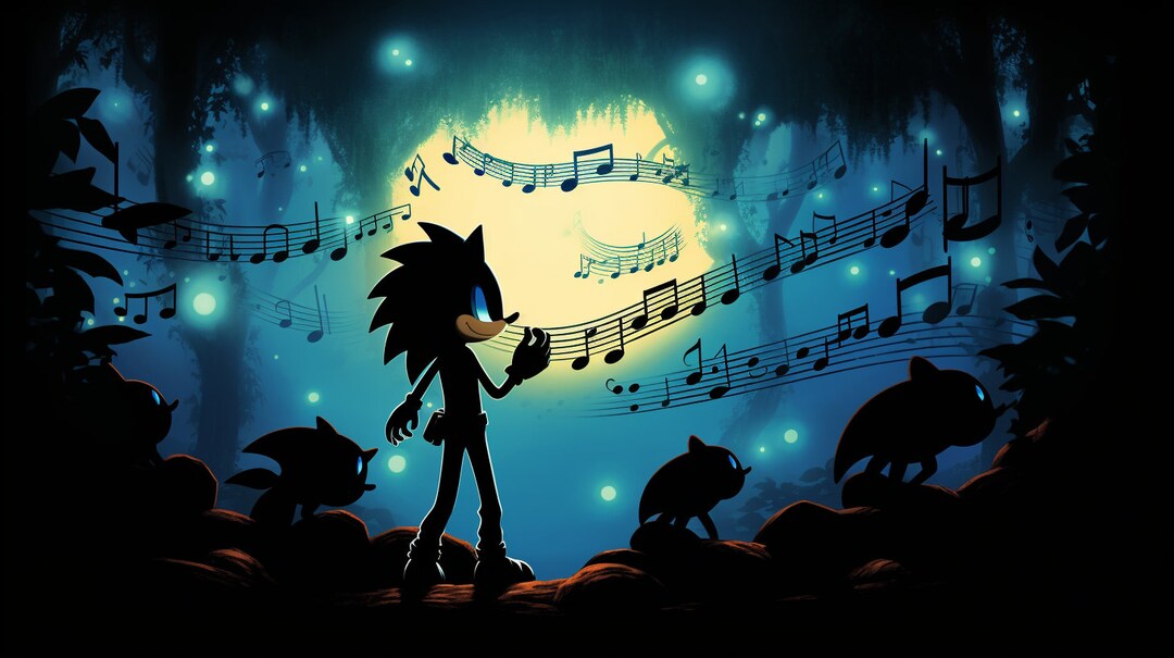 Sonic Silhouettes: Musical Shadows of Wisdom Harmonic Cavern - Etsy