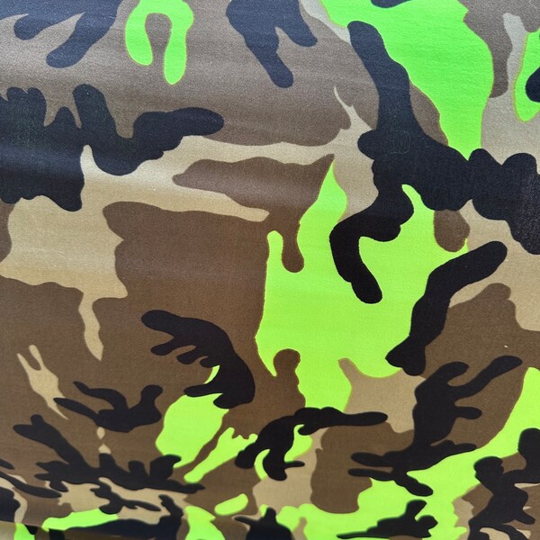 Lime Green Camo - Etsy