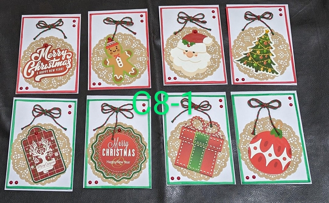 Handcrafted Christmas Cards, Blank Inside - Etsy