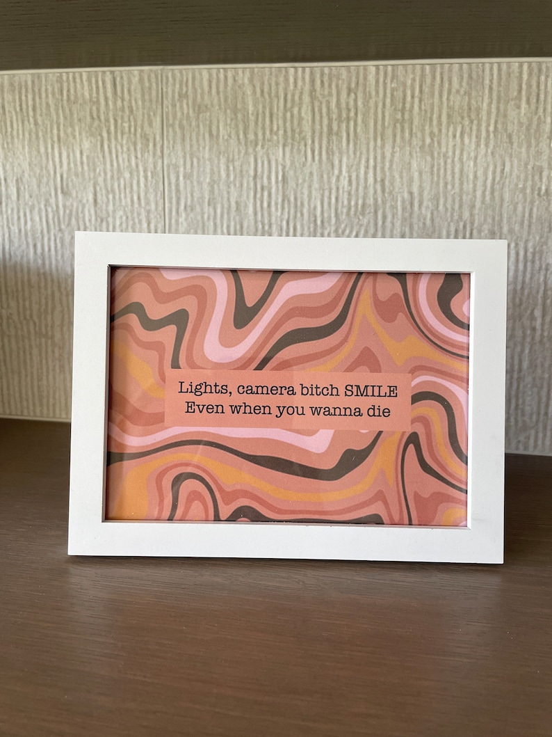 I Can Do It With A Broken Heart TTPD Colorful Framed Art - Taylor Swift ...