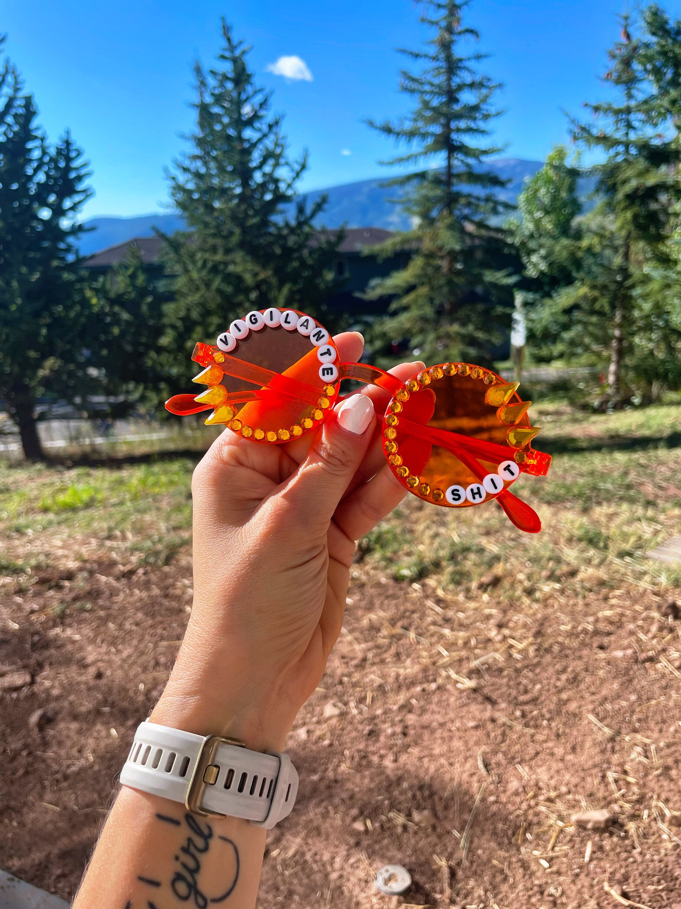 Vigilante Shit Taylor Swift Shades Round/circle Sunglasses - Etsy