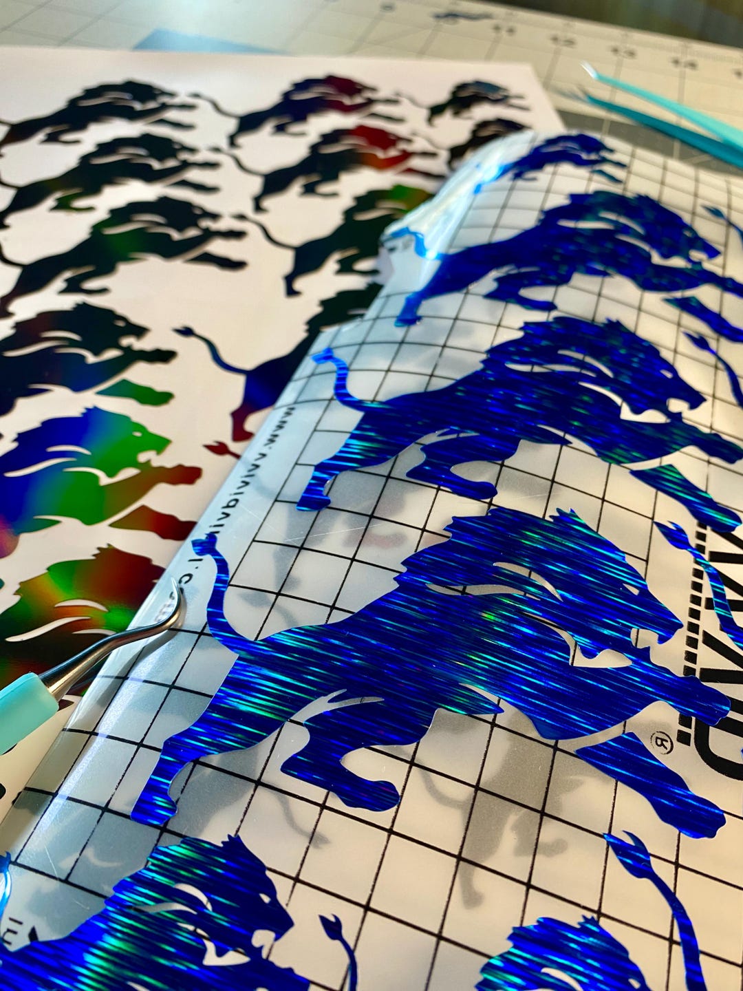 Detroit Lions Vinyl Decal 3-pack 2 3 4 Bumper Sticker - Etsy