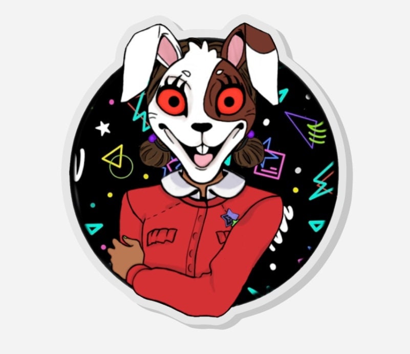 FNAF Cassie With V.A.N.N.I. Mask Pin - Etsy