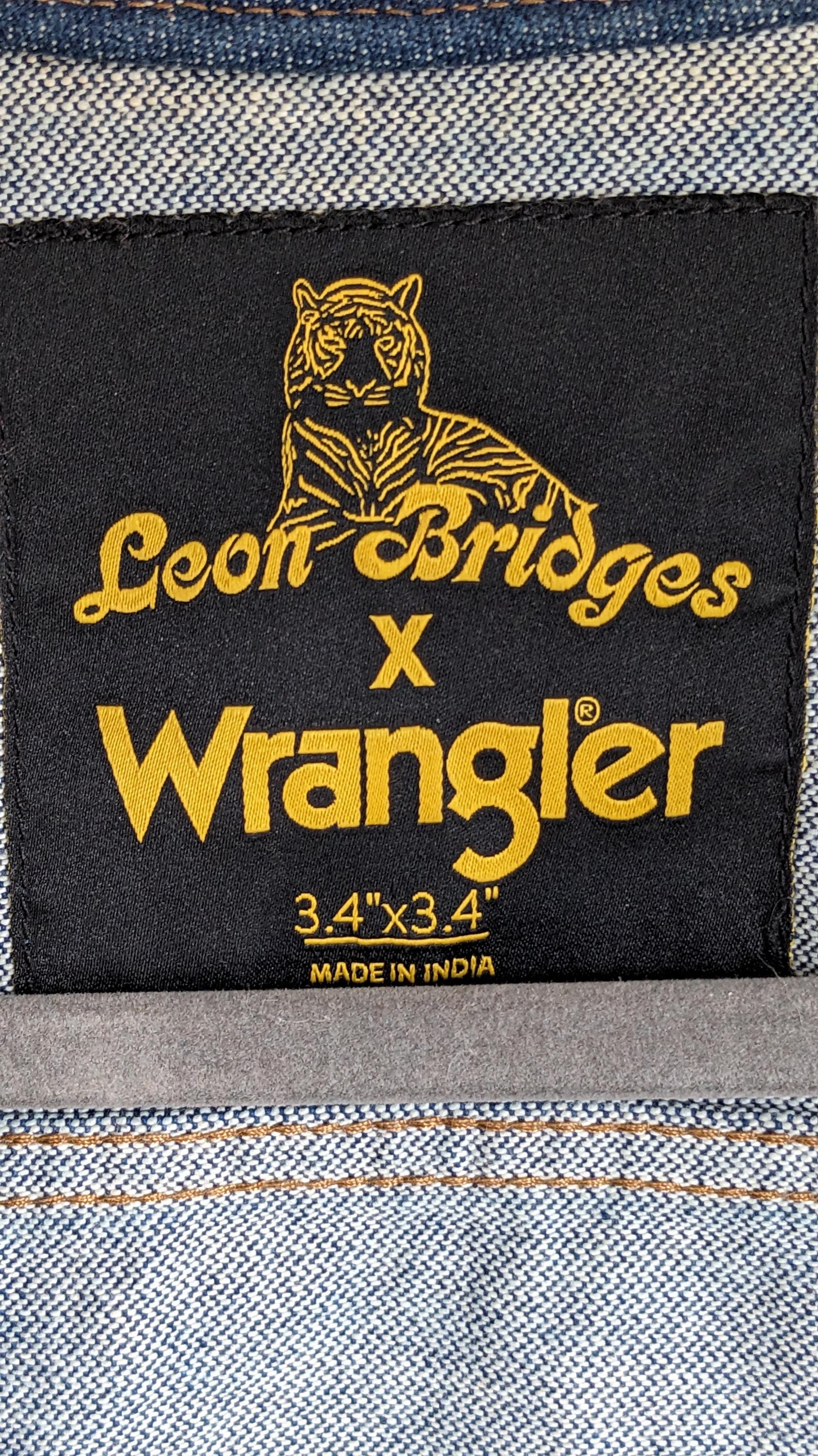 Leon Bridges Wrangler Collab Denim Vest - Etsy