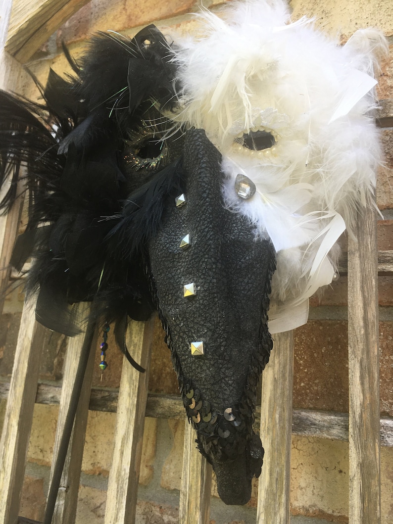 Black and White Swan Mask - Etsy