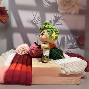 Zoro Crochet Doll Pattern: One Piece Anime Amigurumi (PDF Pattern) - Etsy
